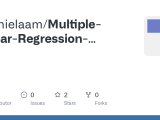 Github Cdanielaam Multiple Linear Regression Model With Validation Python