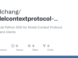 Github Lloydchang Modelcontextprotocol Python Sdk The Official