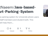 Github Talatnaeem Java Based Smart Parking System An Online Parking