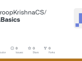 Javabasics Src Main Java At Master Swaroopkrishnacs Javabasics Github