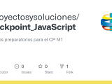 Github Ipproyectosysoluciones Checkpoint Javascript Ejercicios