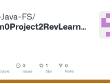 Github Will Java Fs Team0project2revlearnbackend