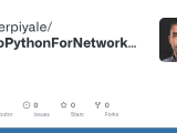Github Enderpiyale Intropythonfornetworkengineers