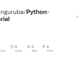Github Codinguruba Python Tutorial