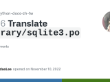 Translate Library Sqlite3 Po Issue 346 Python Python Docs Zh Tw