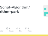 Github Javascript Algorithm Algorithm Park