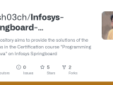Github Ayush03ch Infosys Springboard Programming Using Java This