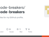 Github Thecode Breakers Thecode Breakers Config Files For My Github