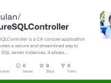 Github Gohulan Securesqlcontroller Securesqlcontroller Is A C