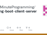Github Oneminuteprogramming Spring Boot Client Server