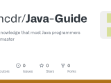 Github Wshcdr Java Guide A Core Knowledge That Most Java Programmers