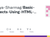 Github Aditya Sharmag Basic Projects Using Html Css Javascript