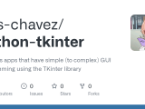 Github Mrs Chavez Python Tkinter Contains Apps That Have Simple To