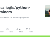 Github Utkusarioglu Python Containers Python Containers For Various