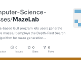 Github Computer Science Classes Mazelab This Java Based Gui Program