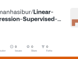 Github Rahmanhasibur Linear Regression Supervised Machine Learning By