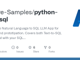 Github Azure Samples Python Nltosql A Simple Natural Language To Sql