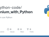 Github Fc Python Code Selenium With Python Selenium Con Python