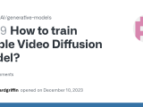 How To Train Stable Video Diffusion Model Issue 239 Stability Ai