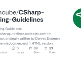 Csharp Coding Guidelines Performance Guidelines Md At Master