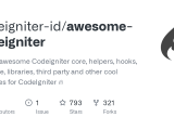 Github Codeigniter Id Awesome Codeigniter A List Of Awesome