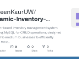 Github Gurleenkauruw Dynamic Inventory Management System Using Python