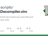 Github Vim Scripts Javadecompiler Vim Automatically Decompiles Java