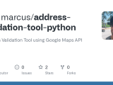 Github Lironmarcus Address Validation Tool Python Address Validation