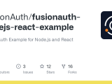 Github Fusionauth Fusionauth Nodejs React Example Fusionauth Example