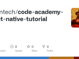 Github Yakintech Code Academy React Native Tutorial