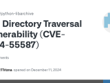 Directory Traversal Vulnerability Cve 2024 55587 Issue 42