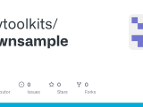 Github Devtoolkits Downsample
