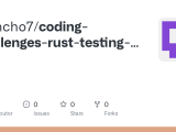 Github Juancho7 Coding Challenges Rust Testing 101