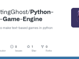 Github Floatingghost Python Text Game Engine An Api To Make Text