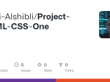 Github Rami Alshibli Project Html Css One