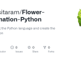 Github Devsitaram Flower Animation Python By Using The Python
