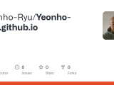 Github Yeonho Ryu Yeonho Ryu Github Io
