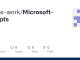 Github These Work Microsoft Scripts