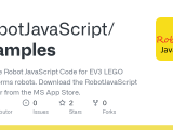Github Robotjavascript Examples Example Robot Javascript Code For