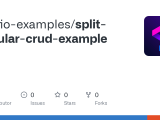 Github Splitio Examples Split Angular Crud Example