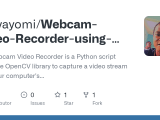 Github Olaiyayomi Webcam Video Recorder Using Python Computer Vision