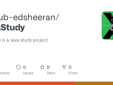 Github Github Edsheeran Javastudy This One Is A Java Study Project