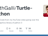 Github Keithgalli Turtle Python Source Code From My Youtube Video