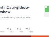 Github Quentincapi Github Slideshow A Robot Powered Training