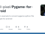 Github Sahil Pixel Pygame For Android This Is An Example To Convert