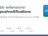 Github Phpbb Extensions Webpushnotifications Enables Browser Push