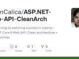 Github Chancalica Asp Net Web Api Cleanarch Self Learning By