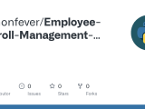 Github Pythonfever Employee Payroll Management System