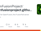 Github Openfusionproject Openfusionproject Github Io Website For