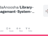 Github Syedaanoosha Library Managemant System Using Object Oriented